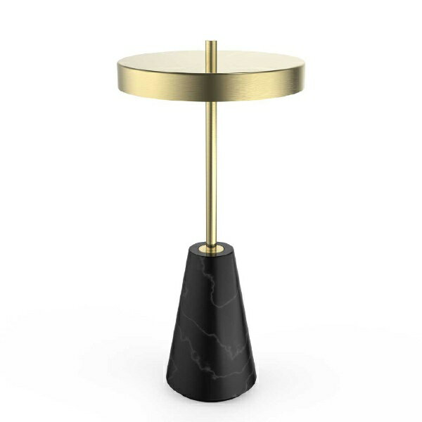 充電式バッテリーランプ（充電器経由） - アルミニウムと大理石製 - 屋内と屋外の両方の環境に適しています - ランプには接触オン/オフスイッチが付いており、光の強さを変更することもできます。
