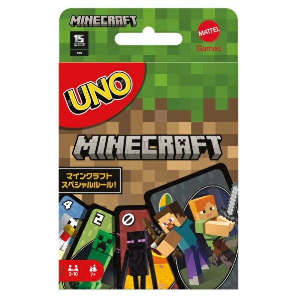 ウノマインクラフトは、皆さんが大好きなウノと同じように、プレイヤーは手持ちのカードをすべてなくすことを競いますが、このバージョンではマインクラフトのキャラクターや画像が描かれたカードと特別なルールが登場します。スペシャルルールの「ワイルド　...
