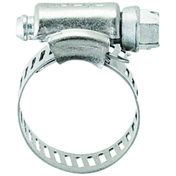 散水ホース等の接続部の固定用。許容寸法： 102〜152mm。ドライバー締めタイプで強力に締め付け。材質帯状部： ステンレス、スクリュー部： 鋼質量・質量単位38g