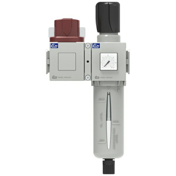 残圧排気弁、フィルター/レギュレーターを予め組み合わせたシステムです。ユニット化した省スペース設計です。残圧排気弁が下流の機械への流れを遮断しメンテナンスを容易にします。用途圧縮空気中の異物や水滴を除去に。圧縮空気を一定の圧力で供給するとき...