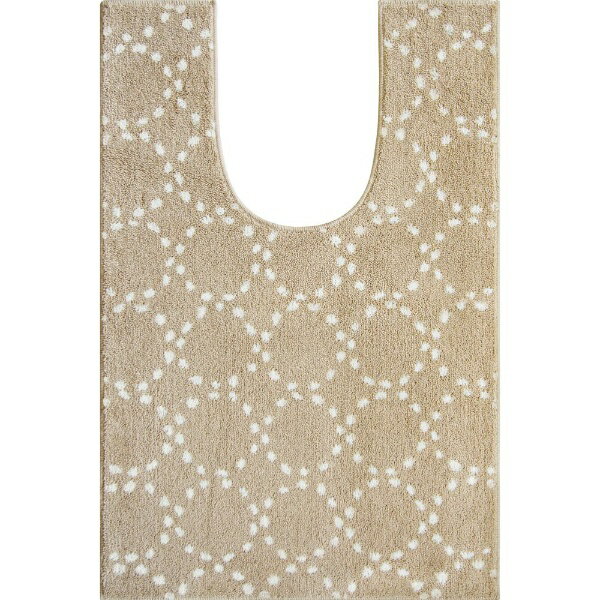 北欧風のデザインと、柔らかな色味が可愛いトイレマットです。ナチュラルな色味でどんなトイレにも合うマット。奥まで長い105×70cm。