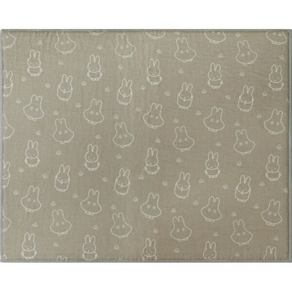 ミッフィーデザインの吸水水切りマットです。40×50cmと使いやすいサイズで、洗濯機で洗えます（乾燥機不可）。ポリウレタンの中材入りでクッション性があり、使わない時はコンパクトに収納できます。シンプルで大人女子にも人気のデザインです。