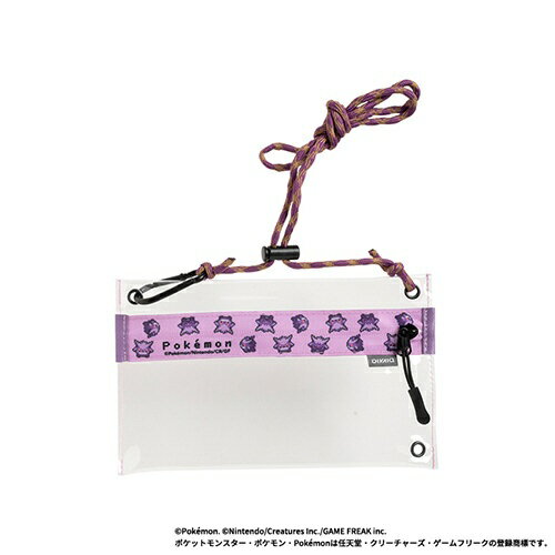 「ピカチュウ」「イーブイ」「ゲンガー」「カビゴン」のドット絵デザインが可愛いクリアサコッシュ。スマートフォンを入れたまま画面操作が可能でお出かけ時のサブポーチに最適です。縦・横お好みの向きで下げられる2WAY仕様でスマートフォンの他にハンカ...