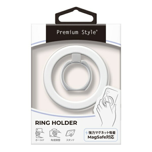 強力マグネットでピタッとくっついてスマートフォンをしっかりホールドするMagSafe対応 リングホルダーです。マグネットタイプの為、これまでのスマホリングホルダーとは違い、シールの貼り跡も残らず簡単に取り外し可能。厚さ4mmの薄型設計で装着...