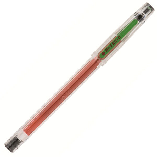 ●本体サイズH：136mm　W：15.2mm　D：11.6mm　最大径：11.6mm　●方式：キャップ式　●インキ種類：水性バイオポリマーインキ　●色柄：ダンシングオレンジ　●インキ色：ブラック　●ボール径：0.4mm