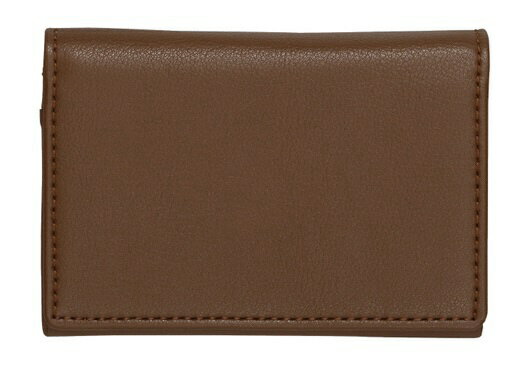 ●仕様：牛革、ポリウレタン（内生地）、2ツ折り型、マチ付ポケット（名刺約80枚対応）、カードポケット（2）●サイズ：110×77×19mm