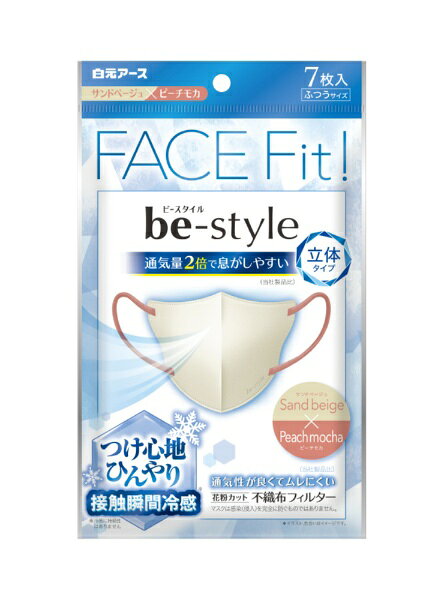 ●つけ心地ひんやりすっきり美しい輪郭に。●肌側に接触瞬間冷感素材を使用。つけた瞬間冷たさを感じられます。※冷感に持続性はありません。※冷たさの感覚は個人差があり、使用環境によっても感じ方は異なります。●通気量2倍で息がしやすい！※白元アース...