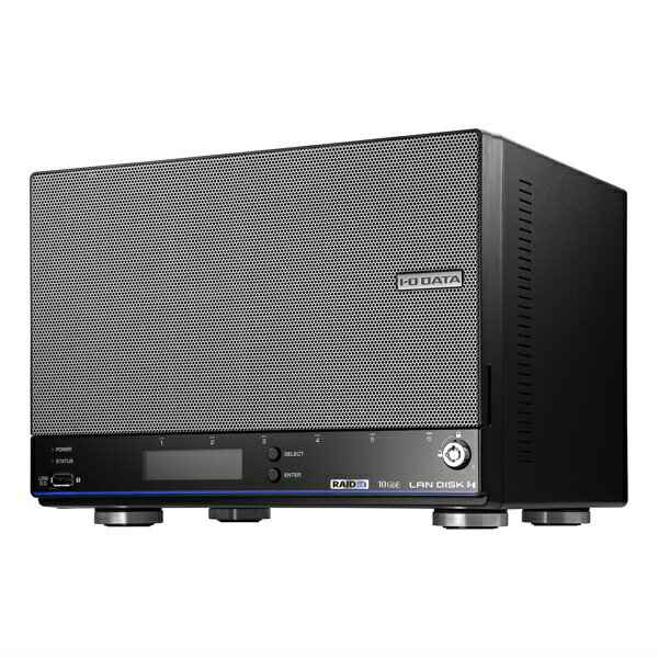 独自のRAIDeX技術と10GbEの高速ネットワークに対応したハイエンドNAS「法人向け6ドライブNAS（ネットワークHDD）5年保証 LAN DISK（HDL6-HBシリーズ）」本商品は、リリースより10年以上データの全消失事故ゼロを実現...
