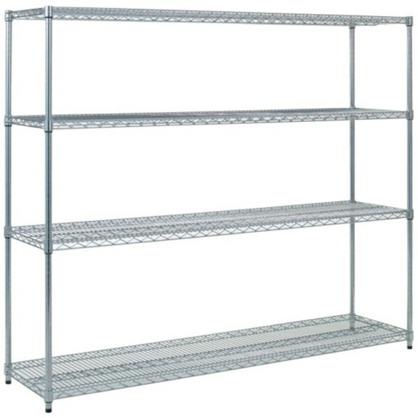 ■棚板は25mmピッチで位置変更可能です。■アジャスターは+15mmの調整ができるので水平出しも簡単です。■三層メッキ構造で防錆力抜群です。【用途】・各種倉庫や工場での保管・管理、店舗などでの陳列に。【仕様】・間口（mm）： 1809・奥行...