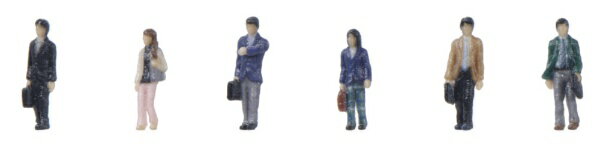 ジオラマを彩るのに欠かせない要素、通勤や移動の様子を再現した人形がアップデートして登場です。■製品は駅や繁華街、ビジネス街などの演出に最適なラインナップです。従来製品のコンセプトを継承しつつ、フルカラー3Dプリンターの特性を活かしアップデー...