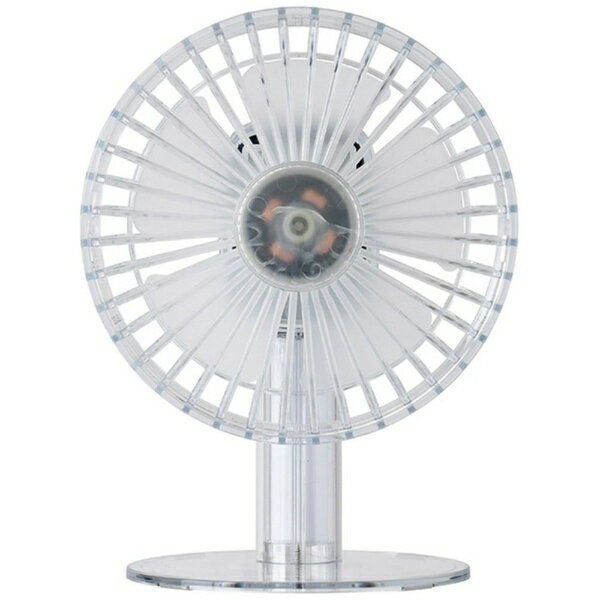 ■クリアでポップなデザインクリア素材が涼しげでおしゃれなファン。デスクに置いてもかわいくフォトジェニックなため、ギフトにもおすすめのアイテムです■7色に光るLEDライト付き自動で変わる7色のLEDライトを搭載し、昼と夜で違う楽しさが◎。リラ...