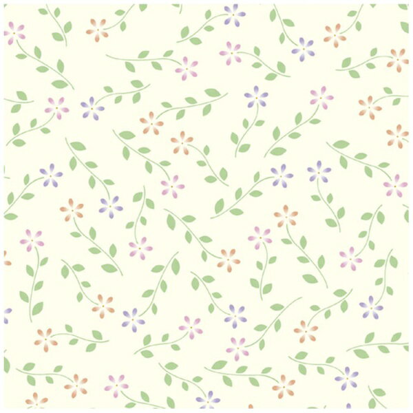 ■可愛い花柄の包装紙です【仕様】・横（mm）： 750・縦（mm）： 528・半才判【材質／仕上】・上質紙（64g/m2）