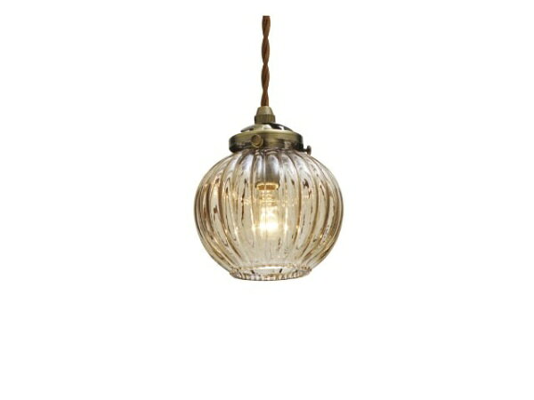 ■電球：LED電球E17/40W相当(電球色)×1灯付 ■消費電力：4.4W ■素材：ガラス、スチール ■点灯：壁スイッチ式(点灯→消灯) ■サイズ：W12×D12×H14cm ■コード調整：全高40〜99cm ■重量：0.7kg ※よりコ...