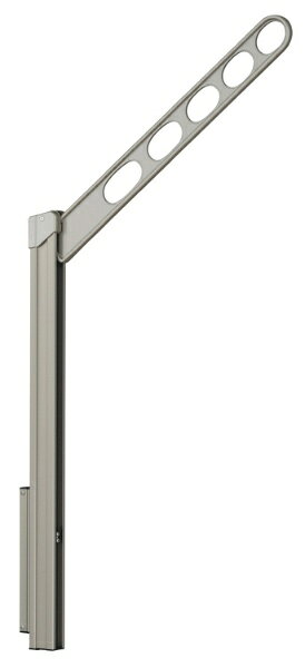 アーム長さ；550mm　ポール長さ；750mm　4段階の高さ調整（0ー120ー240ー360mm）コンパクト収納アームの収納高さ調整可能（ストッパーの付け替えによる）二重操作で急落防止ALCへの取付け不可