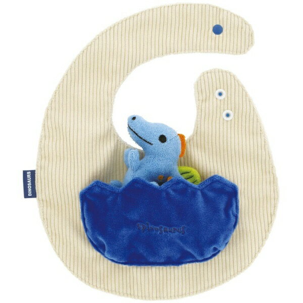 0ヶ月から2歳頃まで使える、恐竜ガラガラ付きスタイです。2段階のスナップボタンで赤ちゃんの成長に合わせてサイズ調整ができます。よだれが多い赤ちゃんにも安心な撥水生地を使用。赤ちゃんが喜んでくれる音の鳴る、やわらかい素材のガラガラはスタイのポ...