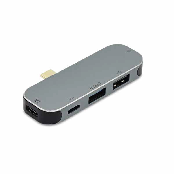 本製品を利用することで、USB-CポートからUSB-A×3、USB-C×1、PD100W給電機能を追加することができます。USB-Cポートしかないノートパソコンなど、給電しながら最大4つのUSB機器を接続可能とします。また、ダイレクトにUS...