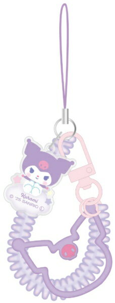 キラッとかわいいオーロラコイルストラップ
