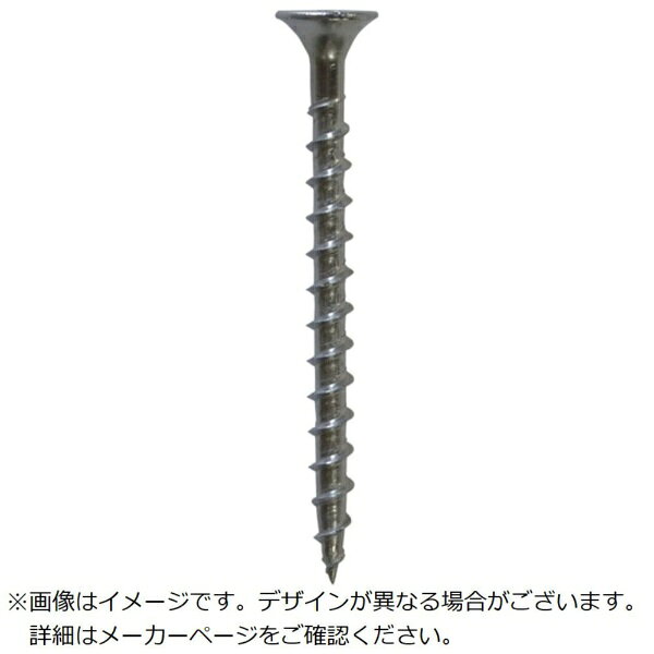 錆びに強いステンレス製のコーススレッドです。SUS410素材を使用し、パシペート処理が施されているため、耐久性に優れ、様々な用途に使用できます。