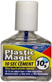 プラスチックモデル用のさらさらした接着剤です。■ジオラマやSTEAM製品の制作をよりお手軽にお楽しみいただくための製品です。様々な模型に対応してお使いいただけるので模型工作がより快適に、より手軽に行えます。塗布から10〜15秒で接着。その間...