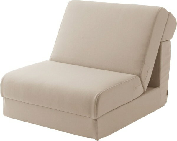 座面を引き出せばベットになる便利な1人掛けソファ■座面ポケットコイル仕様