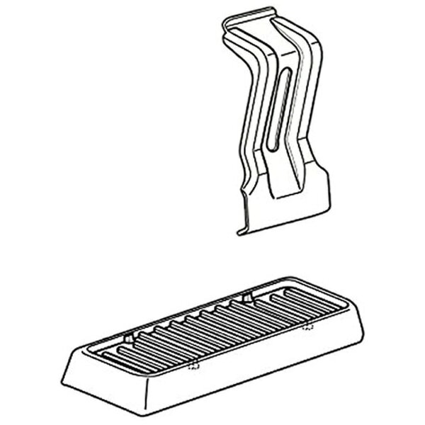 タフレックの屋根置タイプ脚用取付けキットTU1は、スチール製の車種専用フックとクッションベースを採用。精興工業ブランドの高品質な製品です。