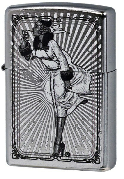 ZIPPOファンに愛され続ける女性(ウェンディ)が、表現されたライター。風の中で煙草に火をつける女性「Windy」の愛称で愛されています。コレクターさん必見です。