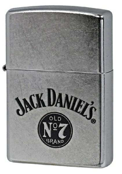 アメリカを代表するプレミアムウイスキーのブランド、ジャックダニエル（JACK DANIELS）のZIPPOです。さりげなくプリントされた「Old No.7」がポイント。自分用としても、お酒好きな方へのギフトとしてもおすすめです。