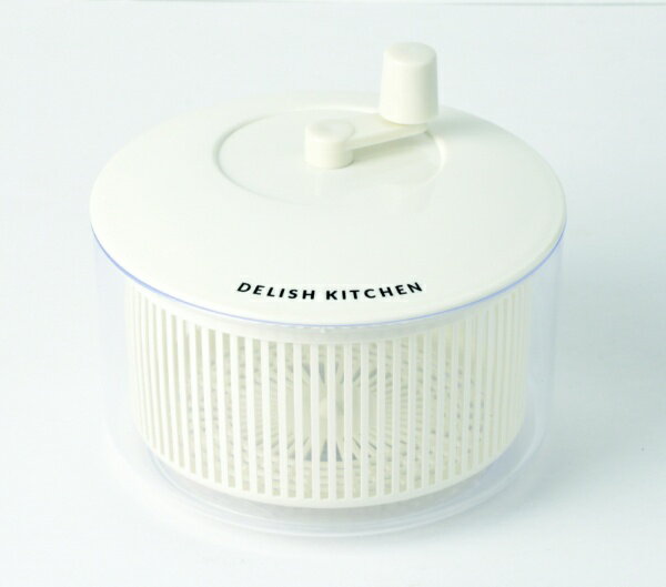 デリッシュキッチンのプロがおすすめ。野菜の水切りが手早く簡単。ハンドルを回すだけ。サラダやパスタの水切りに。ふたは固定されません。ふたをしっかり押さえてハンドルを回してください。又、移動の際は本体を持って移動させてください。容器底についてい...