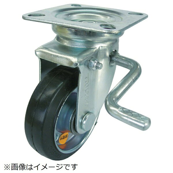 ■導電性ゴム車使用により、静電気を放出しやすく、ホコリの吸着防止効果にも優れています。【用途】・静電気を嫌う電子、医療機械等の運搬用に。【仕様】・許容荷重（daN）： 100・許容荷重（kgf）： 102.0・車輪径D（mm）： 100・車...