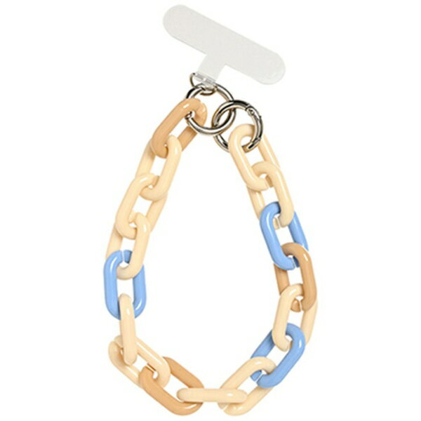 ・人気のアクリルチェーンハンドストラップに新バリエーションが登場。・ベージュカラーにブルーとピンクのアクセントカラーがポイントの2種類です。・ボリューム感のあるチェーンで旬なコーデが完成！・アクセサリー感覚で、毎日のコーデに自分らしさをプラ...