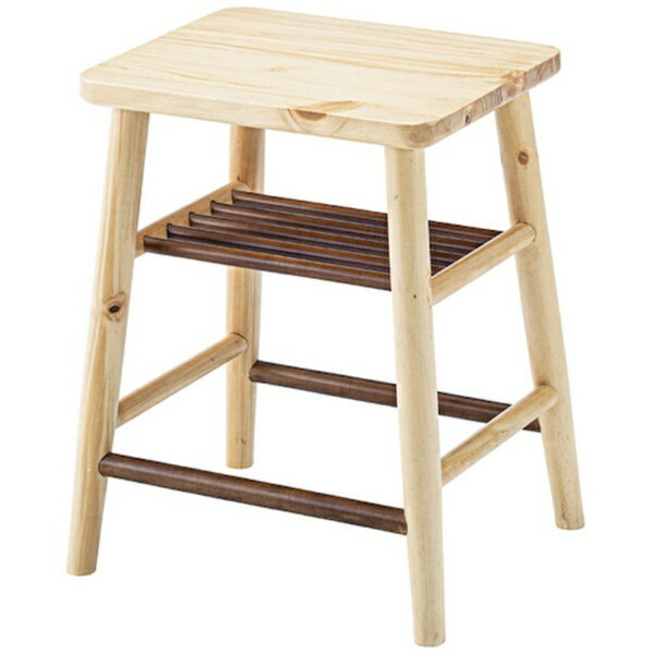 ■天然木（パイン）製のスツールです。■玄関やリビングに置いて、ちょっとした休憩などにお使いいただけます。【用途】・作業や休憩のための腰掛けに。【仕様】・色： ナチュラル・商品サイズ幅（cm）： 37・商品サイズ奥行き（cm）： 32・商品サ...