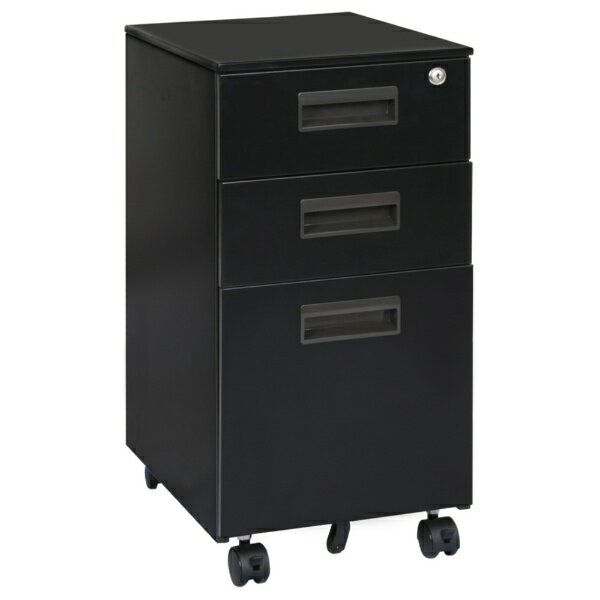 小さなデスクにも合う、小サイズのワゴンです。オールロック機構、全段ダブルサスペンション機能、A4サイズ収納などのオフィス用ワゴンとして必要な機能を備えながら、このサイズを実現しました。幅の小さなデスクの下にワゴンを格納した際に、足元のスペー...