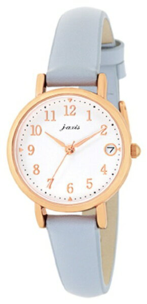 ON・OFF使える、日付け表示付きのデイリーウォッチ。くすみカラーのベルトは肌馴染みも良くおすすめのアイテム。