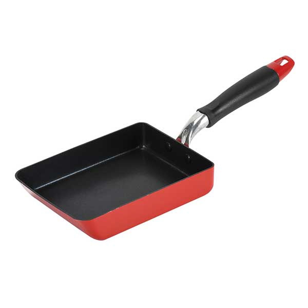 お手入れ簡単汚れに強く、焦げつきにくいからお手入れ簡単。握りやすい握りやすいアップハンドルを採用。IH・ガス火対応オール熱源対応。人気カラーフライパンシリーズの人気カラーである「レッド」カラー。