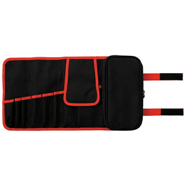 ■長尺物からソケットなどの小物まで収納可能です。■折りたたみ式でコンパクトに収納でき、持ち運びにも便利です。【用途】・工具類の収納用。【仕様】・色： ブラック/レッド・幅（mm）： 480・高さ（mm）： 265・ポケット数（個）： 17・...