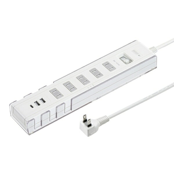 ●2P・5個口の電源タップで、USB充電ポートが3つ付いています。●USBポートはType-Cが1ポートあり、PD30W対応で高速充電も可能です。●スマートフォンやタブレットを3台まで立て掛けられる、スライドスタンド付きです。●恐ろしい雷か...