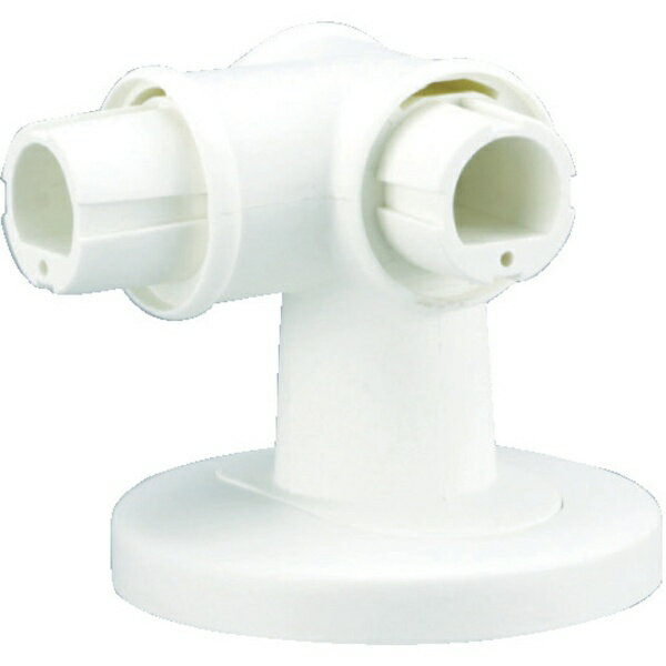 ■「メイクシリーズ」でお好みの手すりが作れます。■T型のチーズブラケットです。【用途】・浴室やトイレ回りの手すりに。【仕様】・色： アイボリー・丸座径（mm）： 80・高さ（mm）： 78