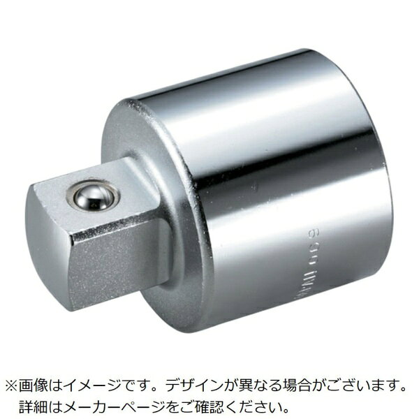 ■差込角の異なるソケットとハンドルを接続するアダプターです。【仕様】・差込角凹（mm）： 25.4・差込角凸（mm）： 19.0・全長（mm）： 61.0【材質／仕上】・構造用鋼