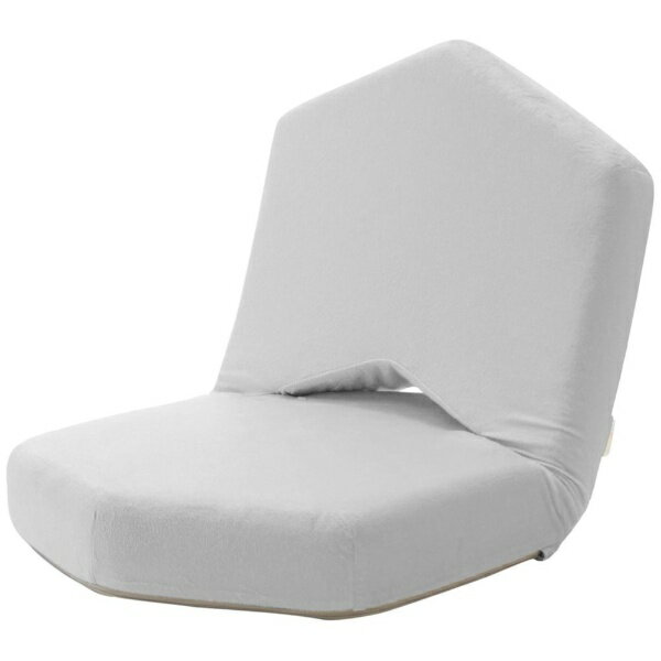 六角形のデザインがかわいい座椅子。座面は低反発仕様。■リクライニング機能背もたれ14段階