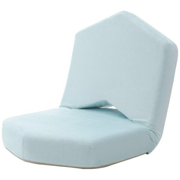 六角形のデザインがかわいい座椅子。座面は低反発仕様。■リクライニング機能背もたれ14段階