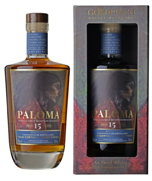 シングルモルト使用樽：シェリー樽アルコール度数：52度ゲール語で「丘の上の水車小屋」の意味があるタムナヴーリン蒸溜所は、スペイサイドのリベット川沿いにあります。このボトルは2年もの間1stフィルパロコルタド樽でフィニッシュされています。ノン...