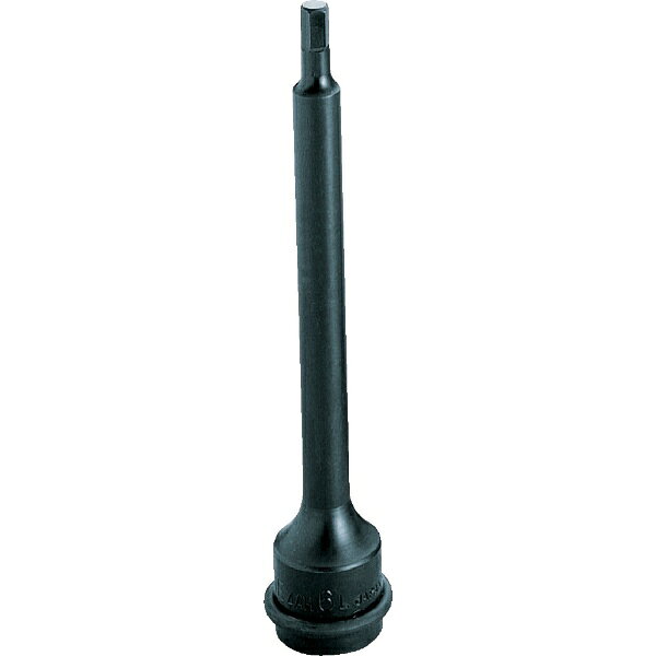 ■インパクトレンチなどの動力工具用のソケットです。■仮締め専用です。【用途】・六角穴付きボルト・ねじの締付け、緩め作業用。【仕様】・差込角（mm）： 12.7・対辺寸法（mm）： 6・全長（mm）： 150・適合Oリング： RINGP22A...