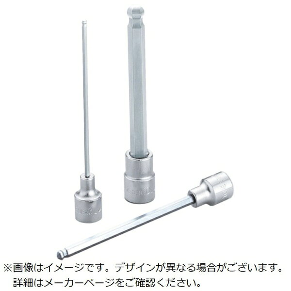 ■角度を付けて使用するボールポイントタイプは仮締めに便利です。■全長が長いロングタイプのため、奥まった場所の締め付けに便利です。【仕様】・差込角（mm）： 9.5・対辺寸法（mm）： 5・ビット長さ（mm）： 98・全長（mm）： 125・...