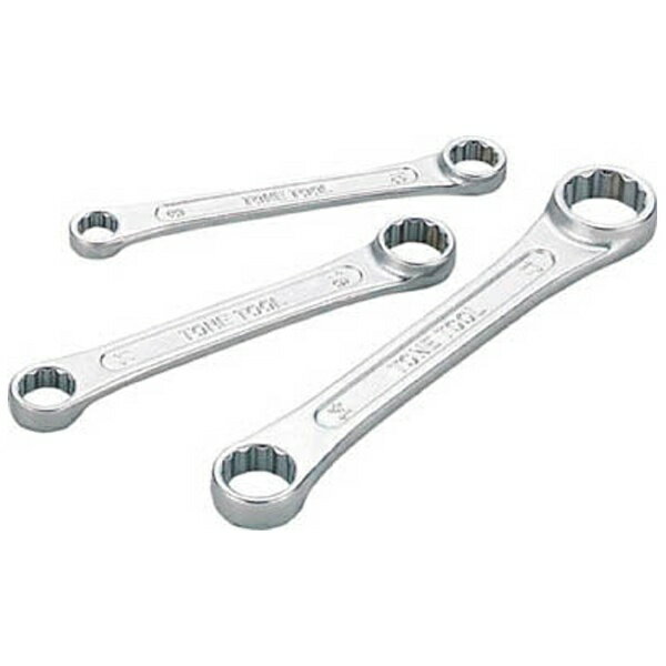 ■高さ制限のある狭い箇所や作業スペースが狭い箇所に最適です。■めがね部は12角なので、ボルト・ナットに対して容易にはめ合わせができます。【用途】・六角ボルト・ナットなどの締め付けけ・緩め作業用レンチ。【仕様】・対辺寸法（mm）： 10×12...