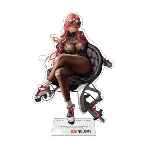 背中で魅せるガンガールRPG『勝利の女神：NIKKE』よりアクリルスタンドが登場！ 【サイズ】約W43〜106mm×H120mm ※キャラクターによって異なります。