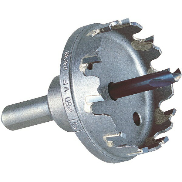 ■従来のハイス刃に比べて、高回転の電動機が使用でき、スピーディーな穴あけができます。■鋼板、ステンレス板から合成樹脂板まで切削する切れ味です。■センタードリルT形（超硬チップ付ドリル）使用。■板厚4mmまでの、FRP、合成樹脂板などへの穴あ...