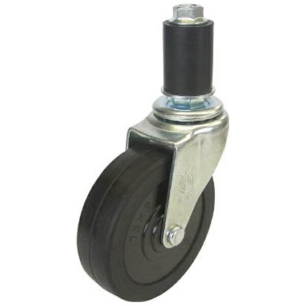 ■溶接やめねじなどの必要がなく、取り付けが簡単なキャスターです。【用途】・台車や家具、什器に。【仕様】・許容荷重（daN）： 40・許容荷重（kgf）： 40.8・車輪径D（mm）： 75・車輪幅（mm）： 21・取付高H（mm）： 97・...