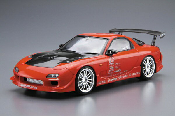 1/24 VERTEX FD3S RX-7 99 (マツダ)■追加パーツ フロントバンパースポイラー リアバンパースポイラー GTウィング マフラー エアロミラー (ガナドール製) カナード サイドステップ エアロボンネット■※GTウイング...