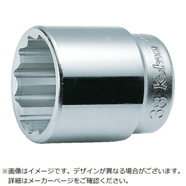 ■ボルト/ナットに接する開口部（12角）はもちろんのこと、差し込み側の四角駆動部にも角を傷めずハイトルクを確実に伝える面接触のフラットドライブを採用しています。【仕様】・差込角（mm）： 19.0・対辺寸法（mm）： 24・全長（mm）： ...
