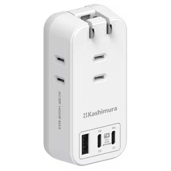 ■PD対応電源タップ3口のACコンセントとUSB PD対応USB Type-C 2ポート＋USB-A 1ポート搭載の電源タップです。■PD45W対応のUSB Type-Cポート付きUSB PD規格対応USB Type-Cポートは最大PD45...